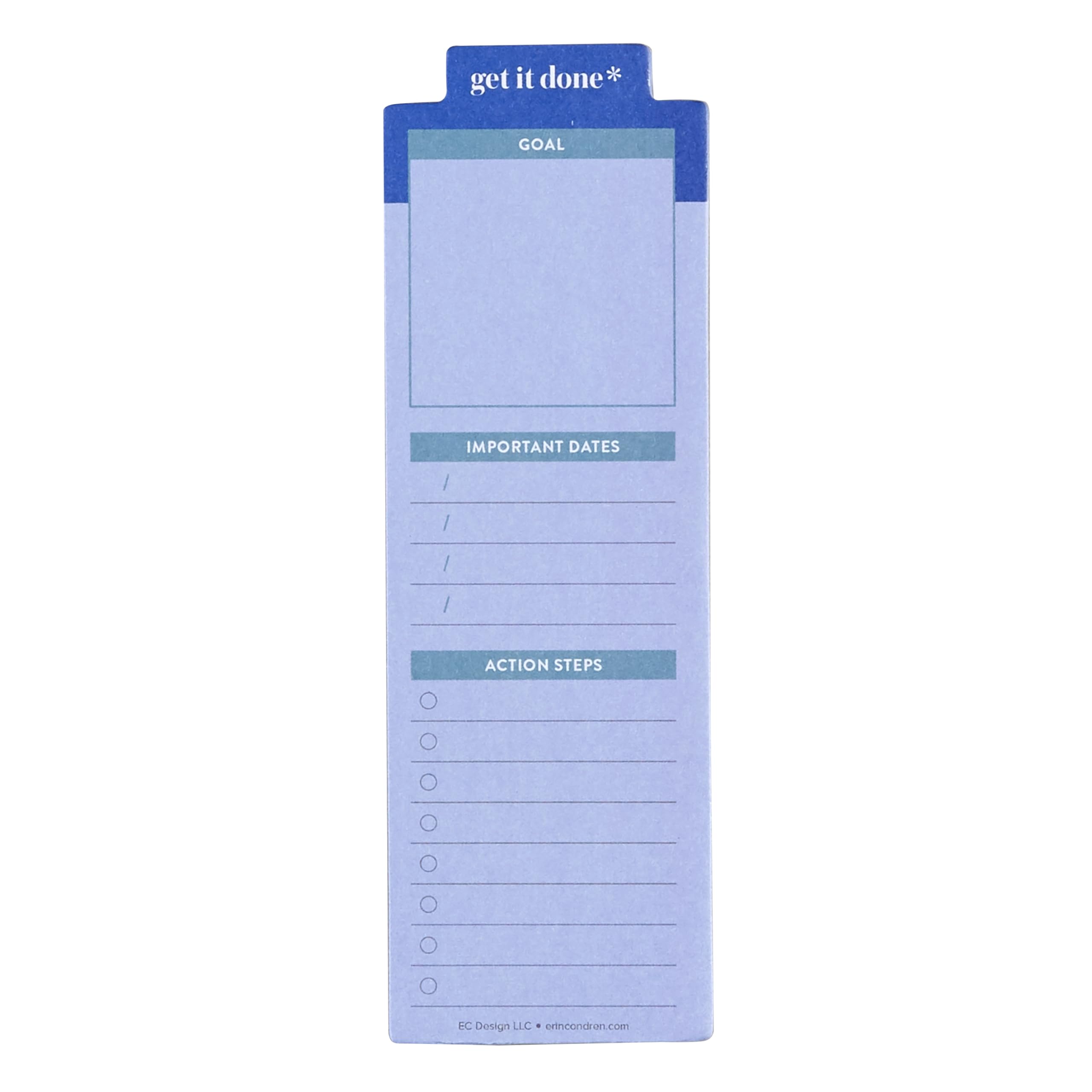 Amazon.com : Erin Condren Goal Setting Bookmark Sticky Notes, Bookmark ...