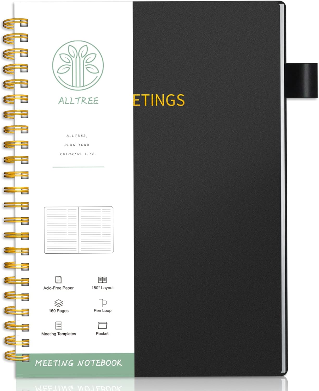 ALLTREE Meeting Notebook for Work, Work Planner, Project Management ...