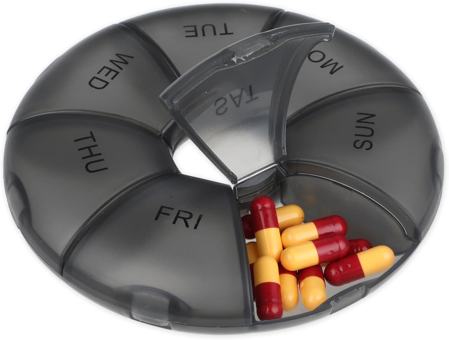 Sibba Pill Box 1 PC Medicine Organizer Weekly Bottle Travel Case ...