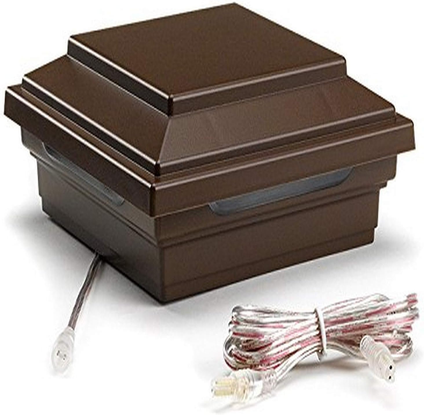 Amazon.com : LED Post Cap Light- Square Style, Vintage Lantern ...