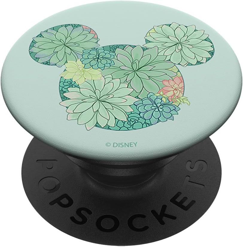 Amazon.com: Disney Mickey & Friends Succulents Filled Mouse Silhouette ...