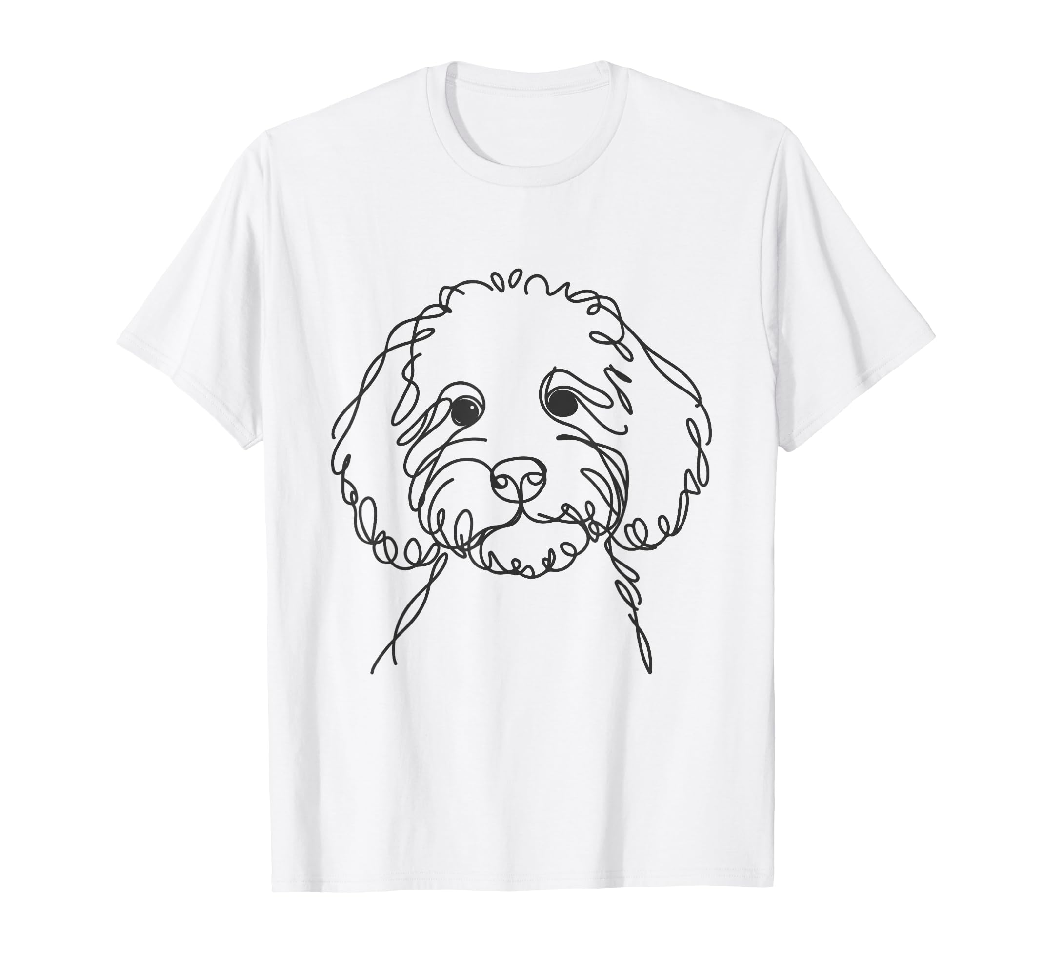 Amazon.com: Line Art Dad Mom Dog - Cockapoo T-Shirt : Clothing, Shoes ...