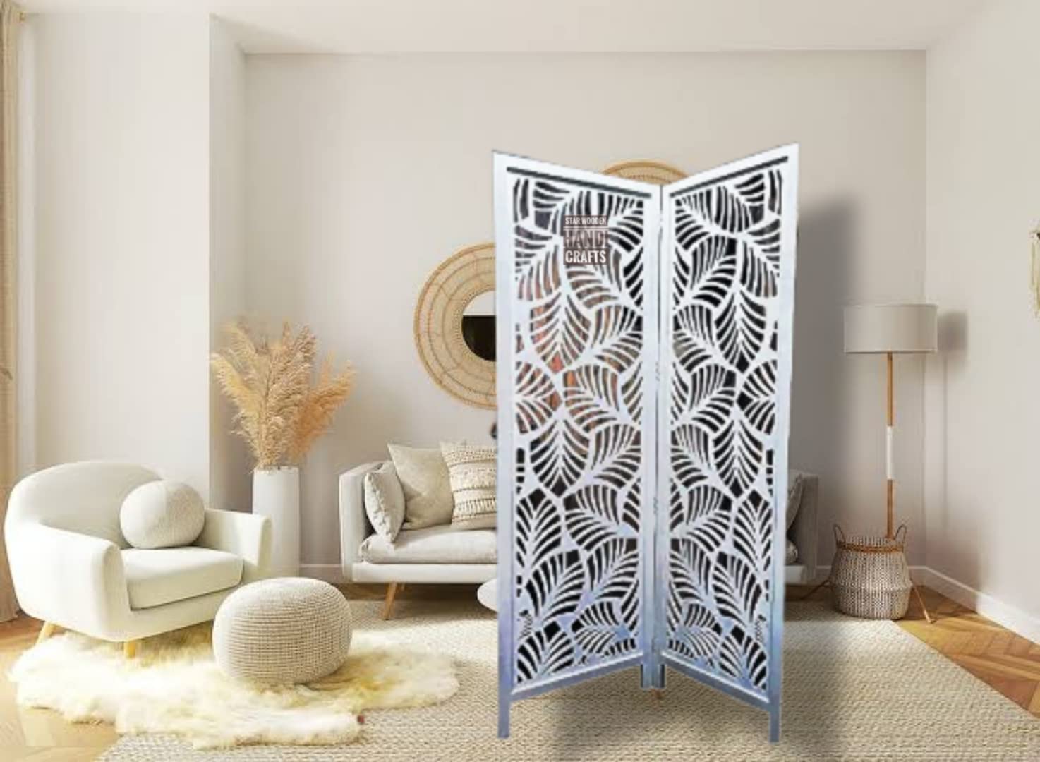 STAR WOODEN HANDICRAFTS Wooden Folding Room dividers partition Wooden ...