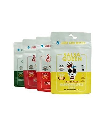 Amazon.com: Salsa Queen Gourmet Freeze-Dried Salsa Variety Pack | Fresh ...