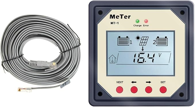 Amazon.com : EPEVER MT-1 Remote Meter with LCD Display for Duo Battery ...