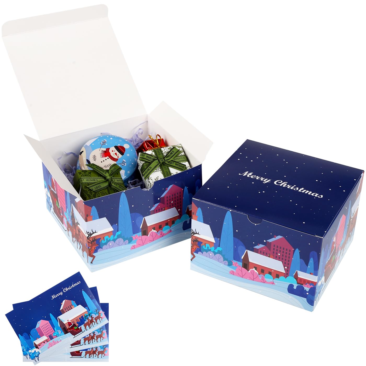 Amazon.com: 3D Christmas Tree Decoration Gift Box,15 Pack 5.7x5.7x3.8 ...