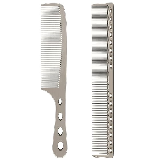 Amazon.com : Hair Styling Comb,2PCS Metal Combs For Hair Women,Space ...