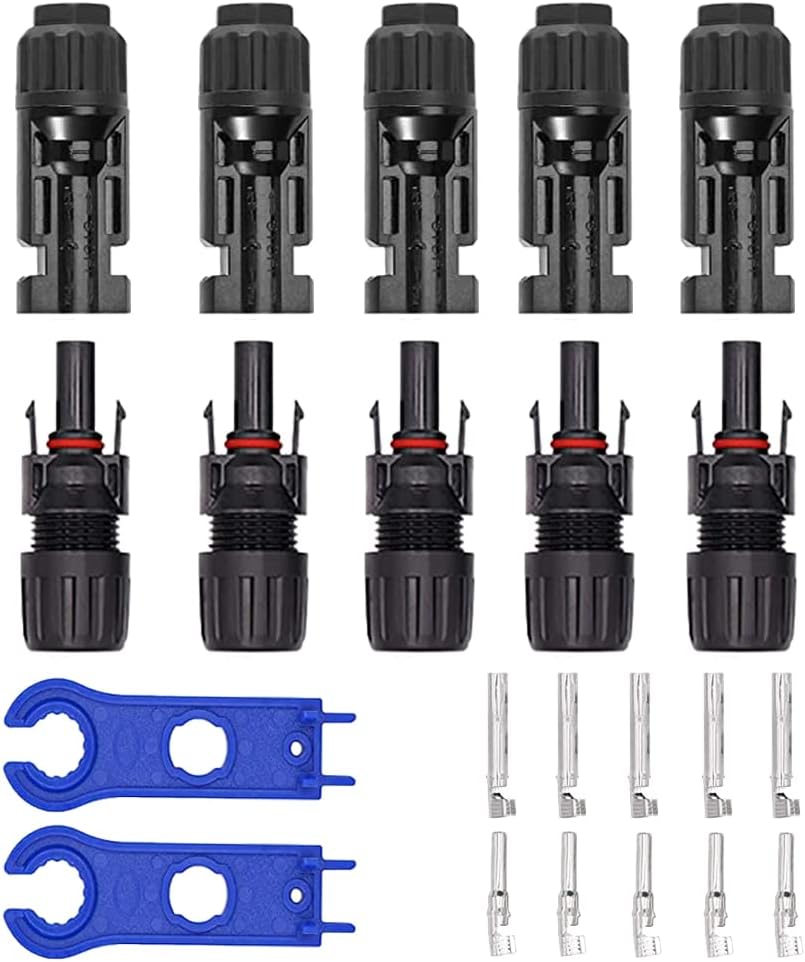 Amazon.com: 100PCS Solar Panel Connector IP67 Waterproof Connector Male ...