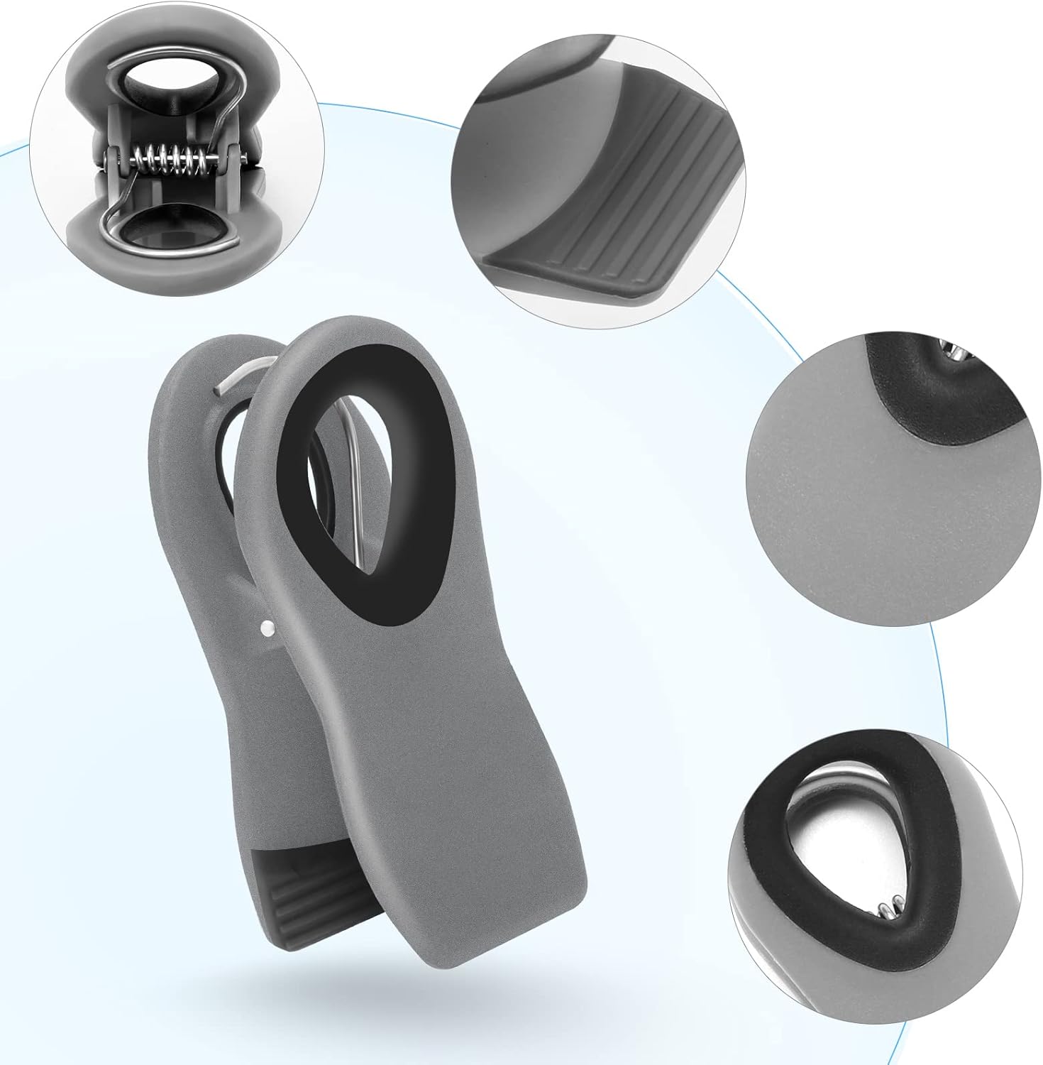 Buy Magnetic Chip Clips - 8Pack Bag Clips with Magnet Food Chip Bag ...