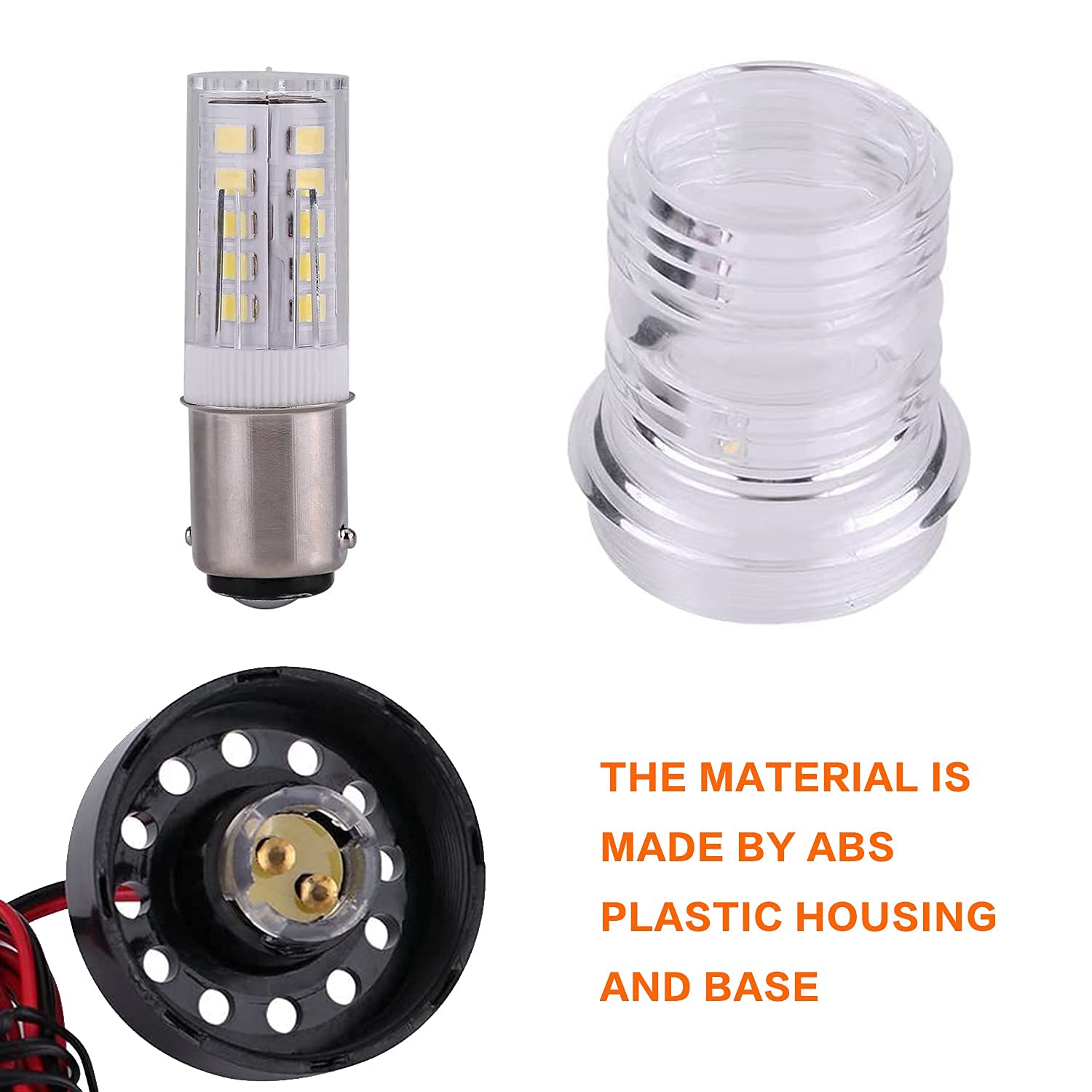 Snapklik.com : Iztor Navigation Light Stern All Around LED Anchor ...