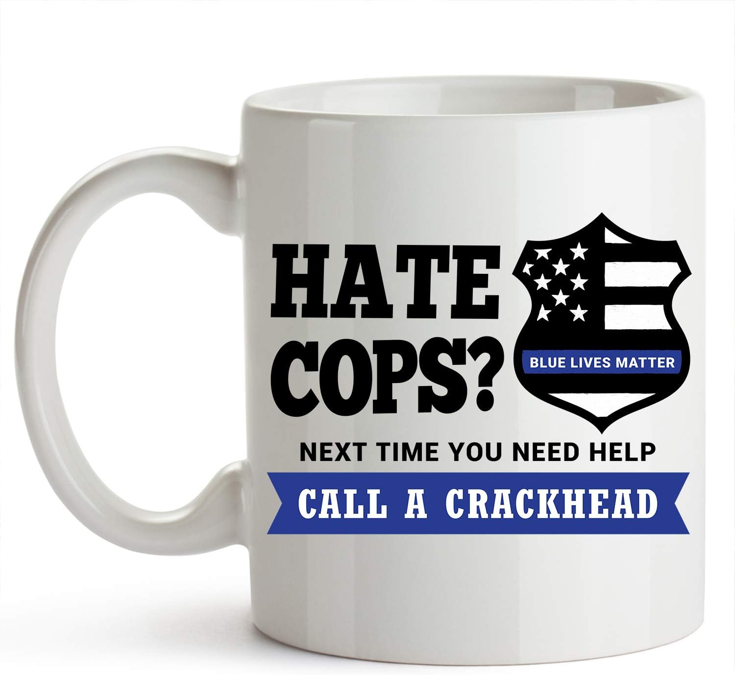 Amazon.com: YouNique Designs Police Coffee Cup 11 Ounce Retired Police ...