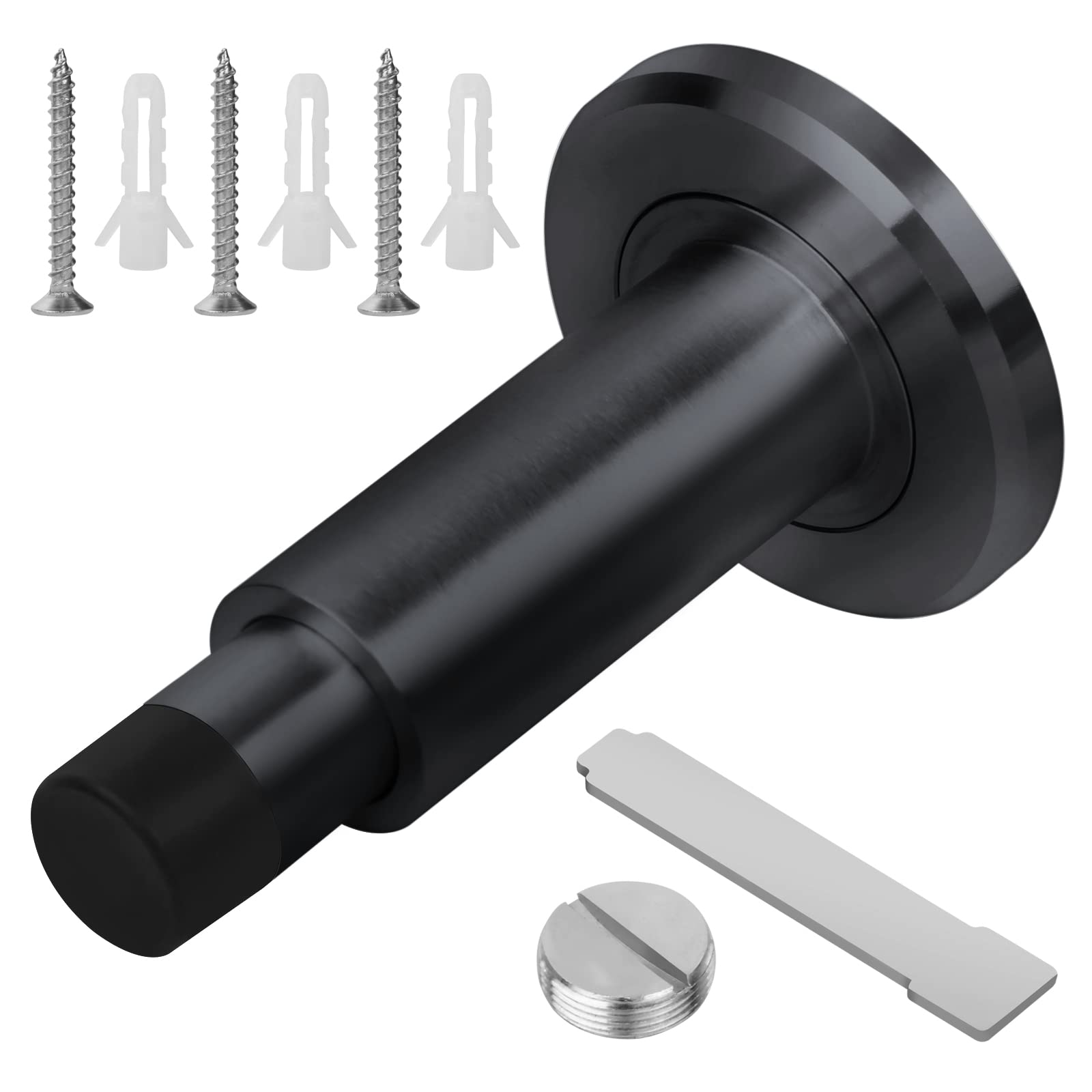 Amazon.com: Hommyzone Adjustable Height Door Stopper,304 Stainless ...