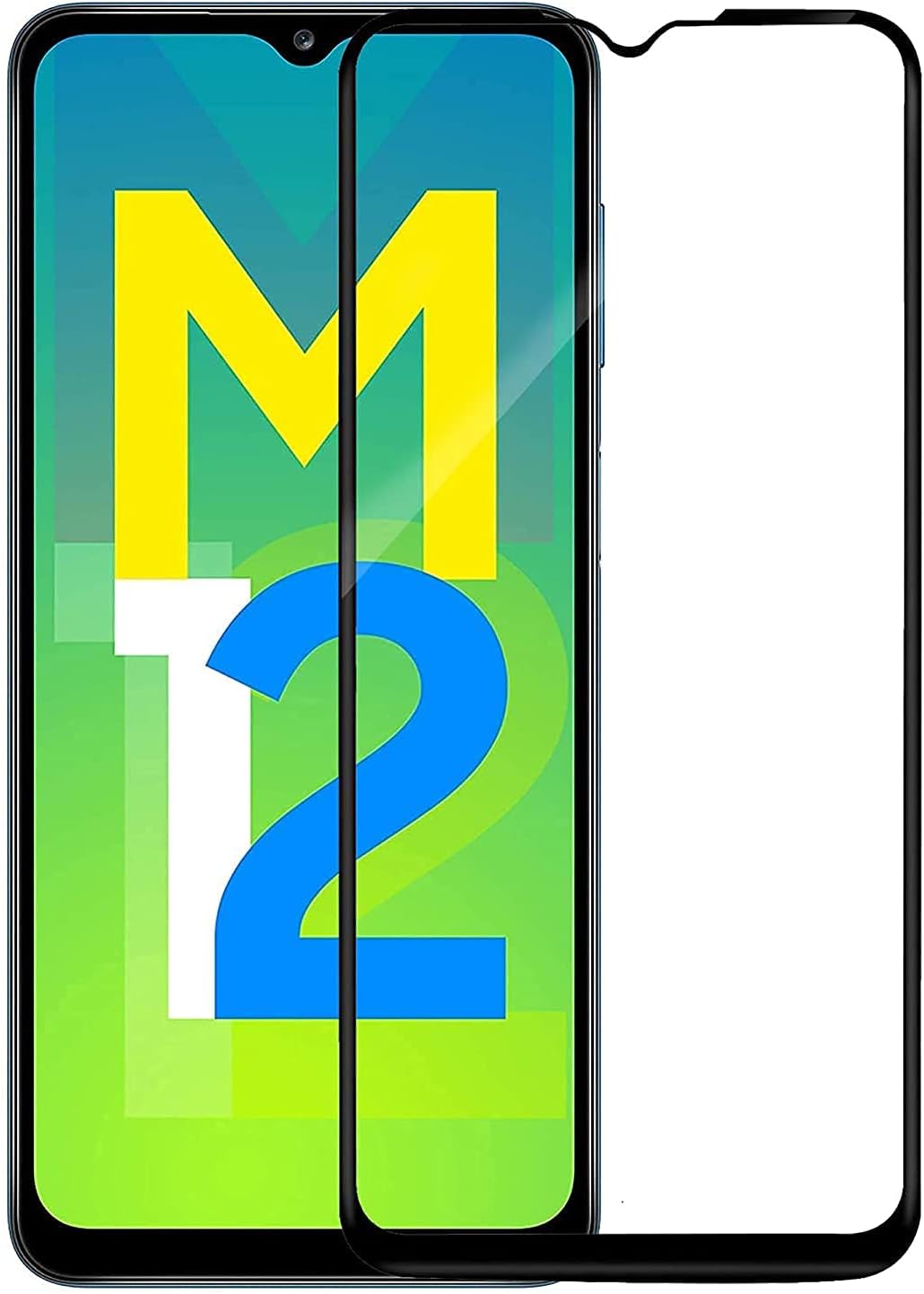 CEDO Samsung M12 / A12 / F12 Tempered Glass | Screen Protector Full ...
