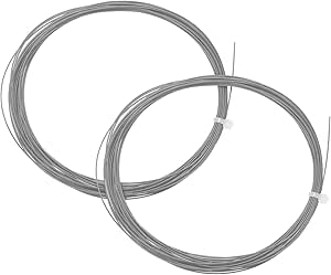 Amazon.com : PATIKIL 10M x 0.7mm Badminton Racket String, 2 Pack ...