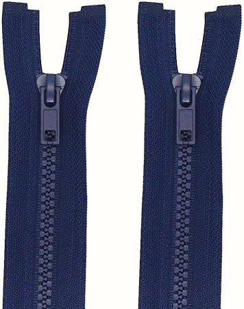 Amazon.com: MebuZip 2PCS #5 28 Inch Separating Jacket Zippers Resin Zipper Molded Plastic ...