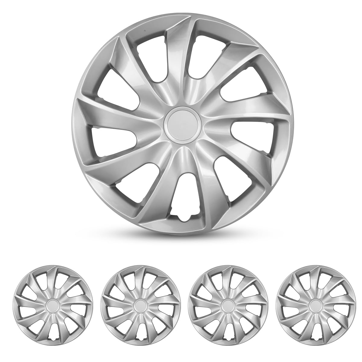 Amazon.com: CAROXX Hubcaps 17'', Wheel Rim Cover Universal R17 Hub Caps ...