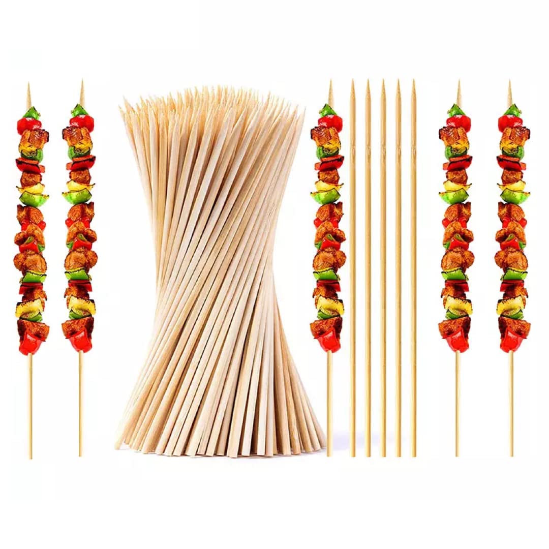 Premium Wooden Skewers Sticks | Eco-Friendly BBQ skewers and Kebab ...