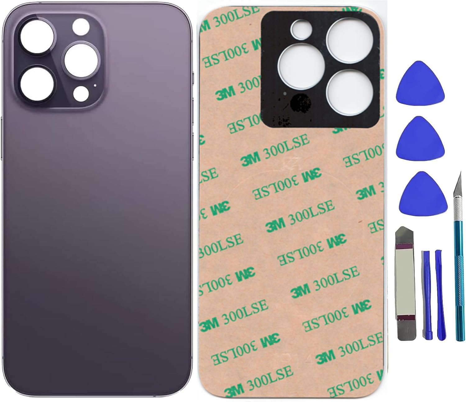 Amazon.com: Mingxiong 14 Pro Back Glass Replacement for iPhone 14 Pro ...