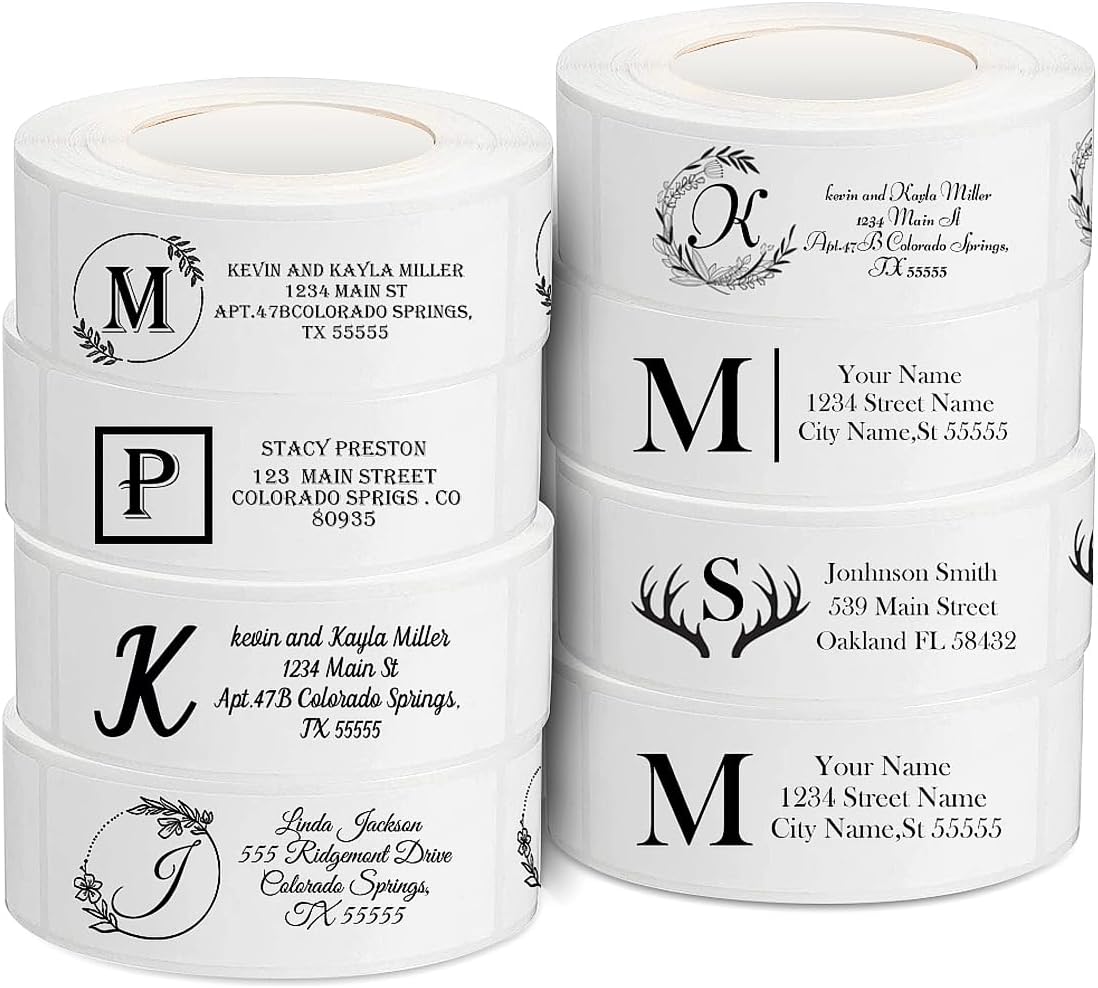 Amazon.com : Teryiaco Return to Address Label Roll, Personalized ...