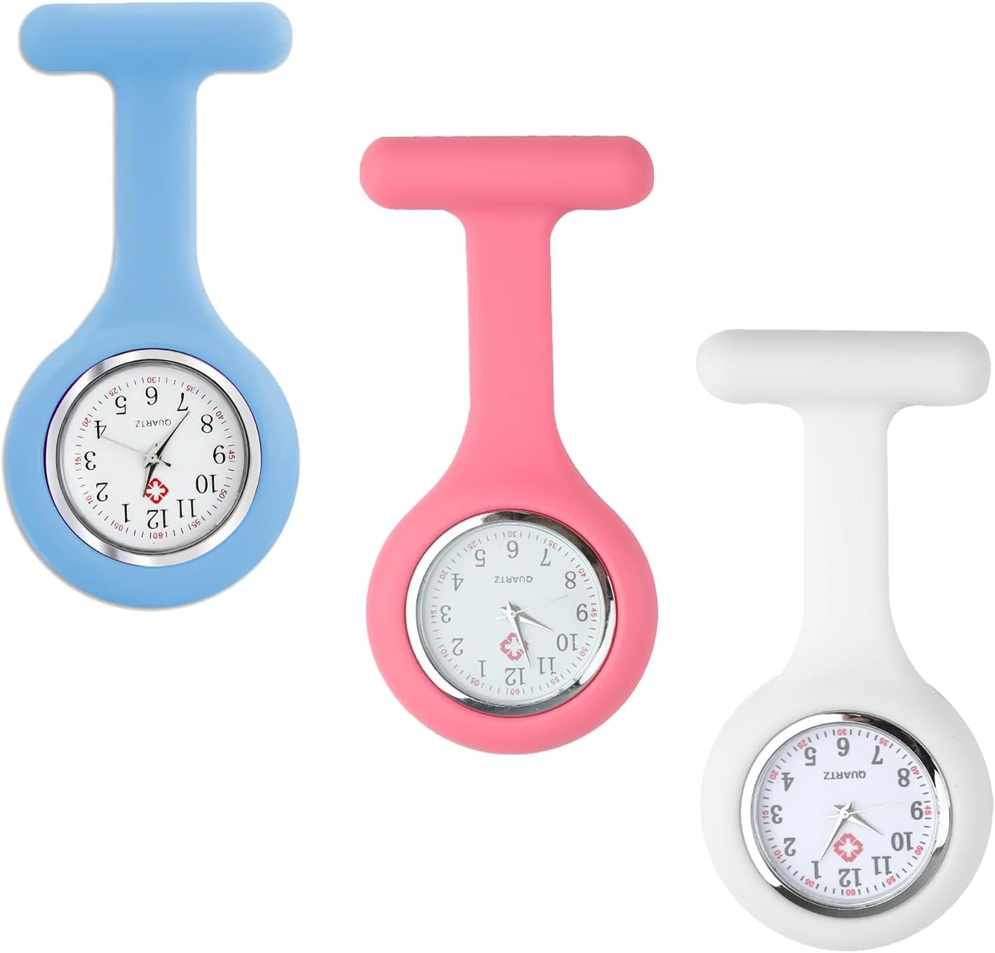 PSFXBM Silicone Nurse Watch Fob With Brooch - Easy to Carry Doctor ...