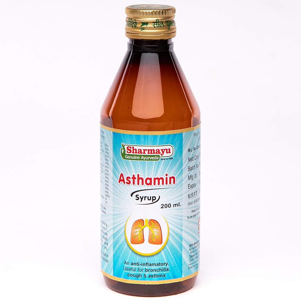 Buy Sharmayu Asthamin Syrup, 200 ml Online at Low Prices in India ...
