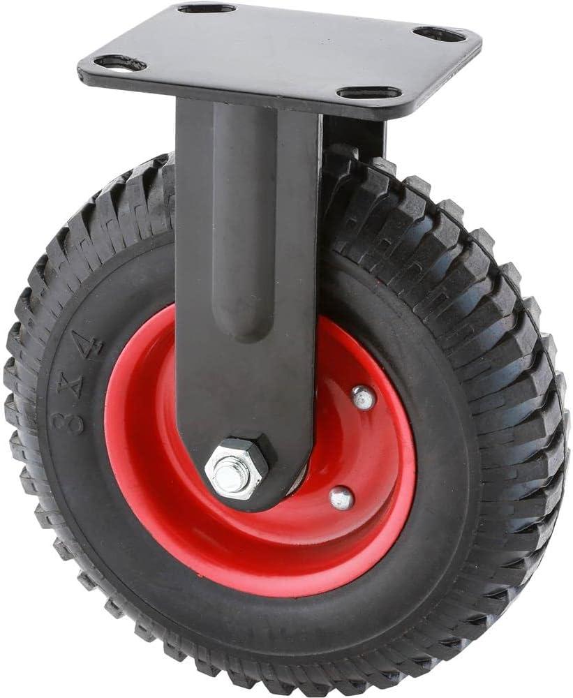 Amazon.com: Steelex D2579 Fixed Heavy Duty Industrial Wheel, 8-Inch ...
