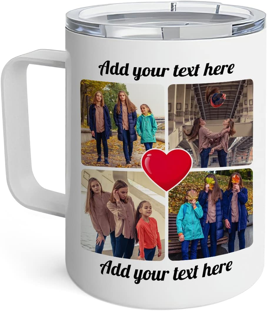 Amazon.com: Magizak Custom Mug Personalized Picture Photo Collage ...