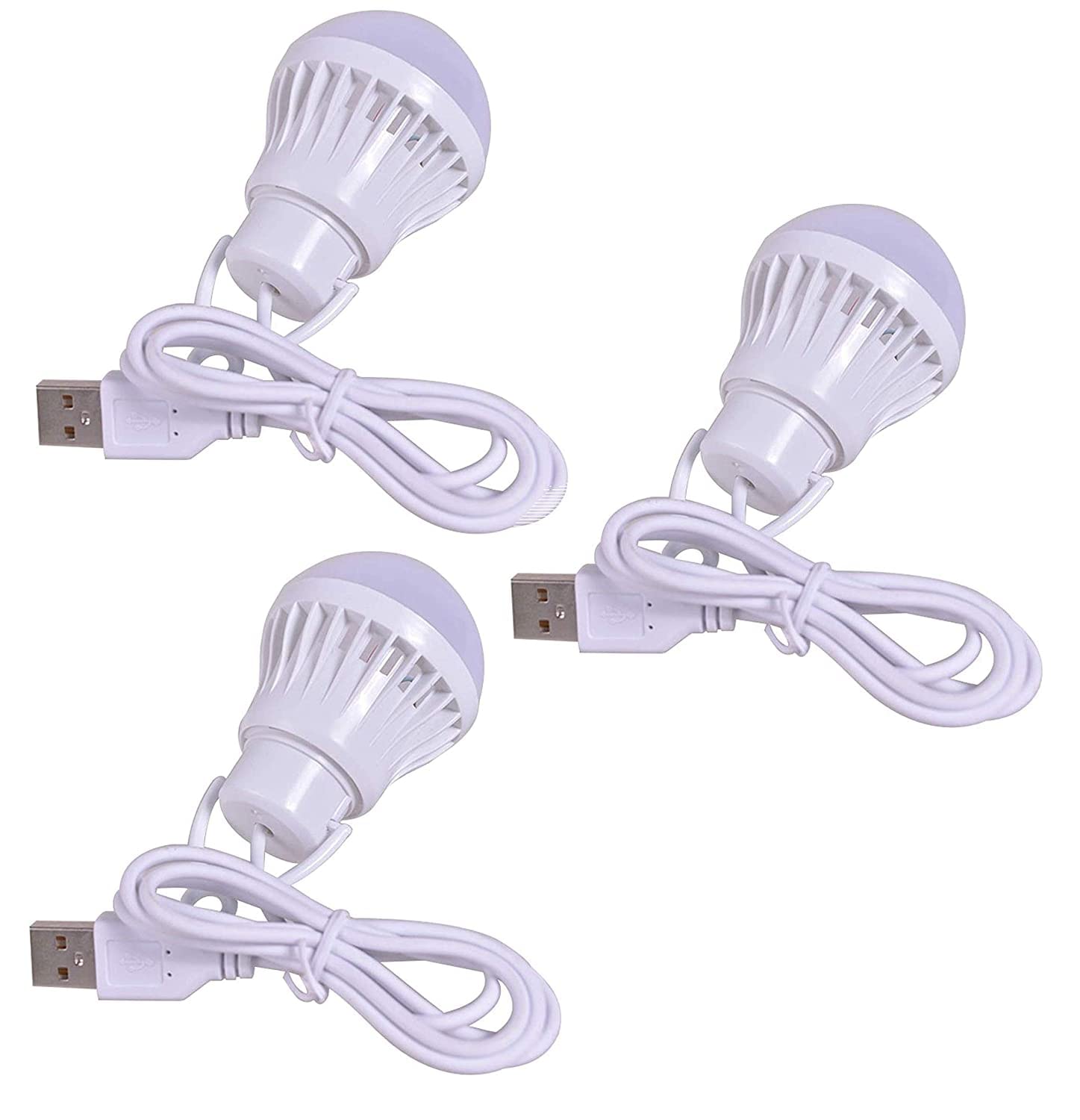 Buy New Origin USB LED Bulb 5 Watt 6 Volts Bright Light Reading Lamp ...