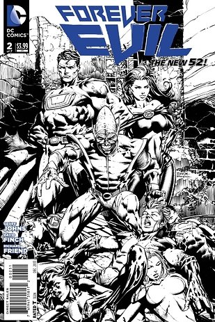 Forever Evil #2 "Black & White Sketch Variant": DC Comics: Amazon.com ...