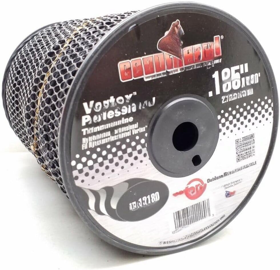 Amazon.com : KAKKIE 12180 Rotary Black Vortex Trimmer Line .105" X 920 ...