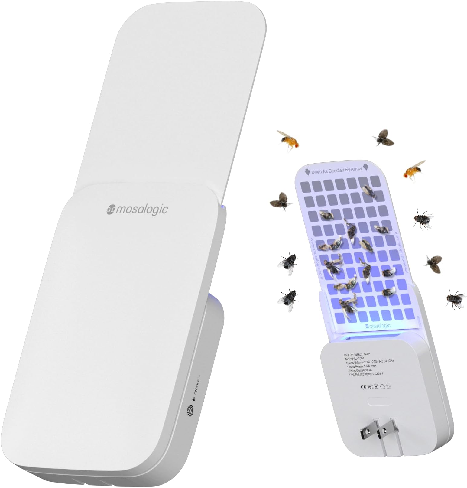 Amazon.com : DynaTrap Flylight Insect Trap with 2 AC Outlets : Patio ...