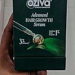 Buy OZiva+ Advanced Hair Growth Serum with 3% Redensyl & 1% Lindera Root Extract | Balances ...