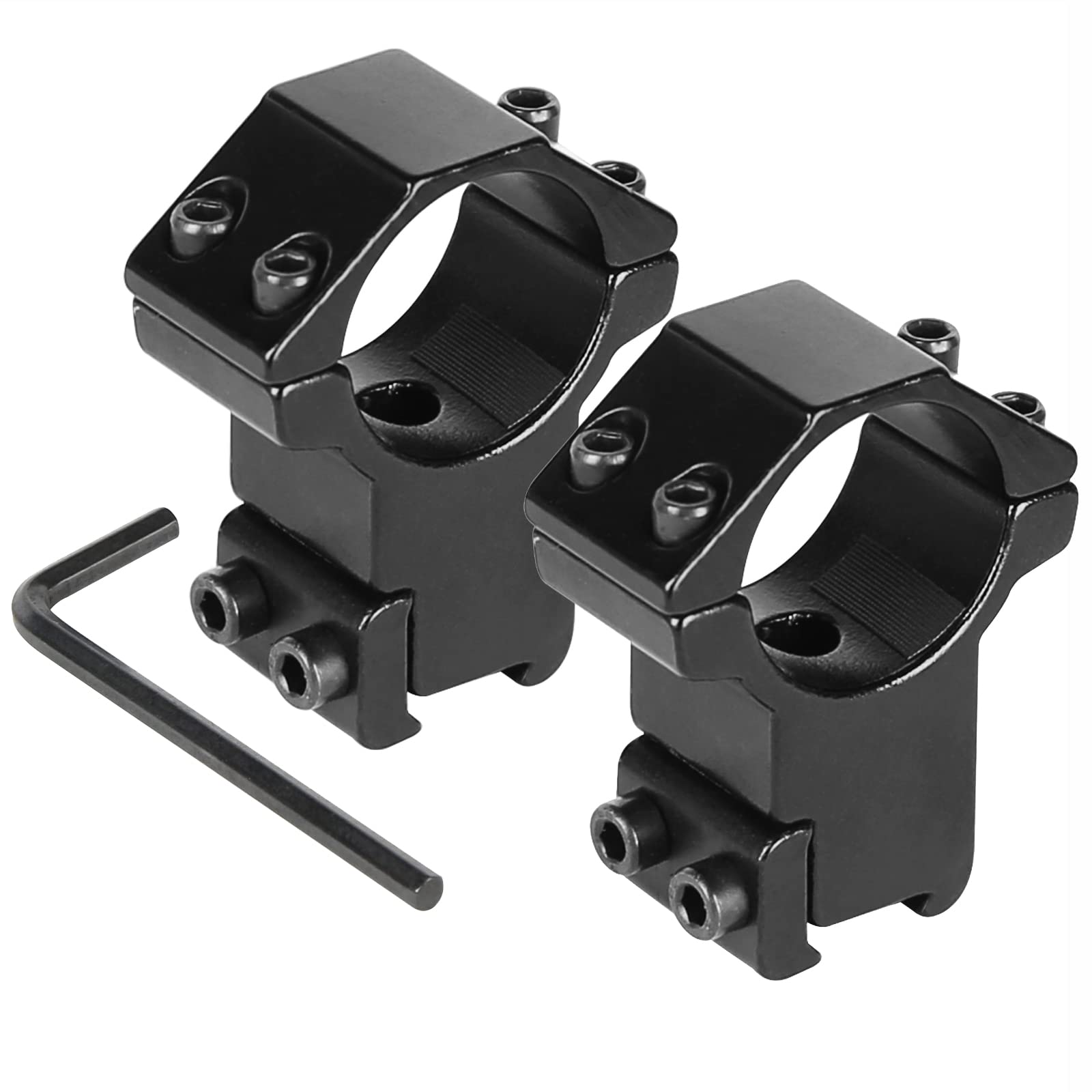 Snapklik.com : Scope Ring Mounts 1" High/Low Profile Scope Mounts Rings ...