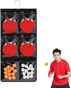 Amazon.com: Ping Pong Storage Rack, Ping Pong Paddle Holder, Ping Pong ...