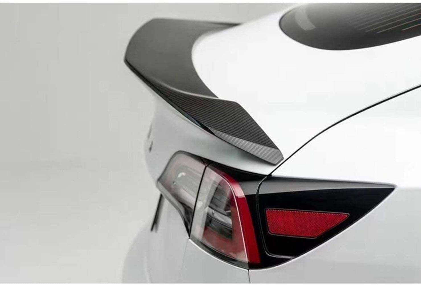 Jkbdnb Real Carbon Spoiler For Tesla Model 3 Rear Spoiler | Desertcart ...