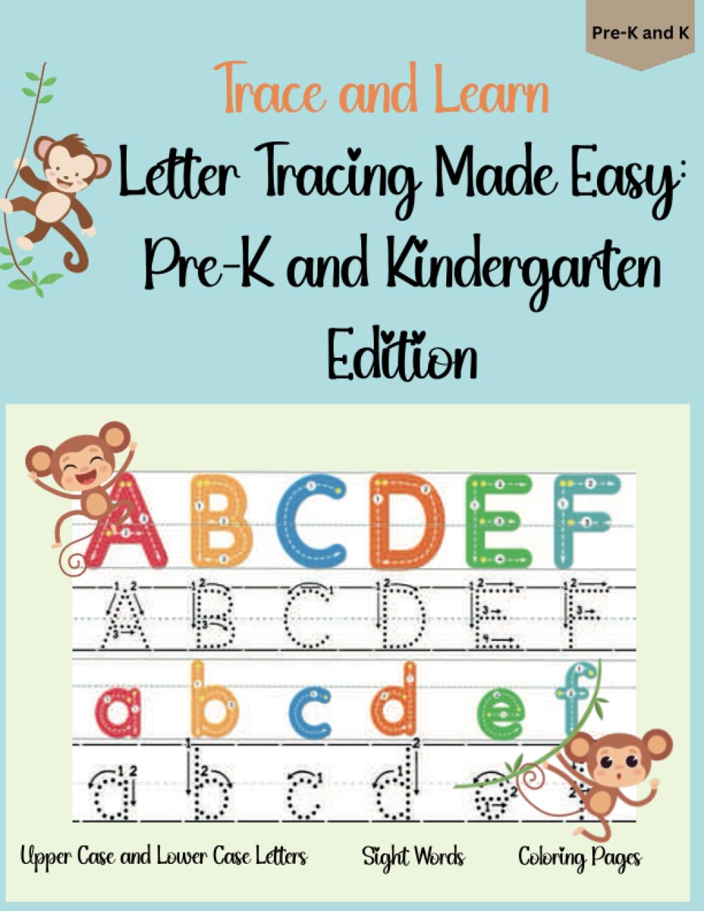 Trace and Learn: Alphabet Handwriting Made Easy: Pre-K and Kindergarten ...