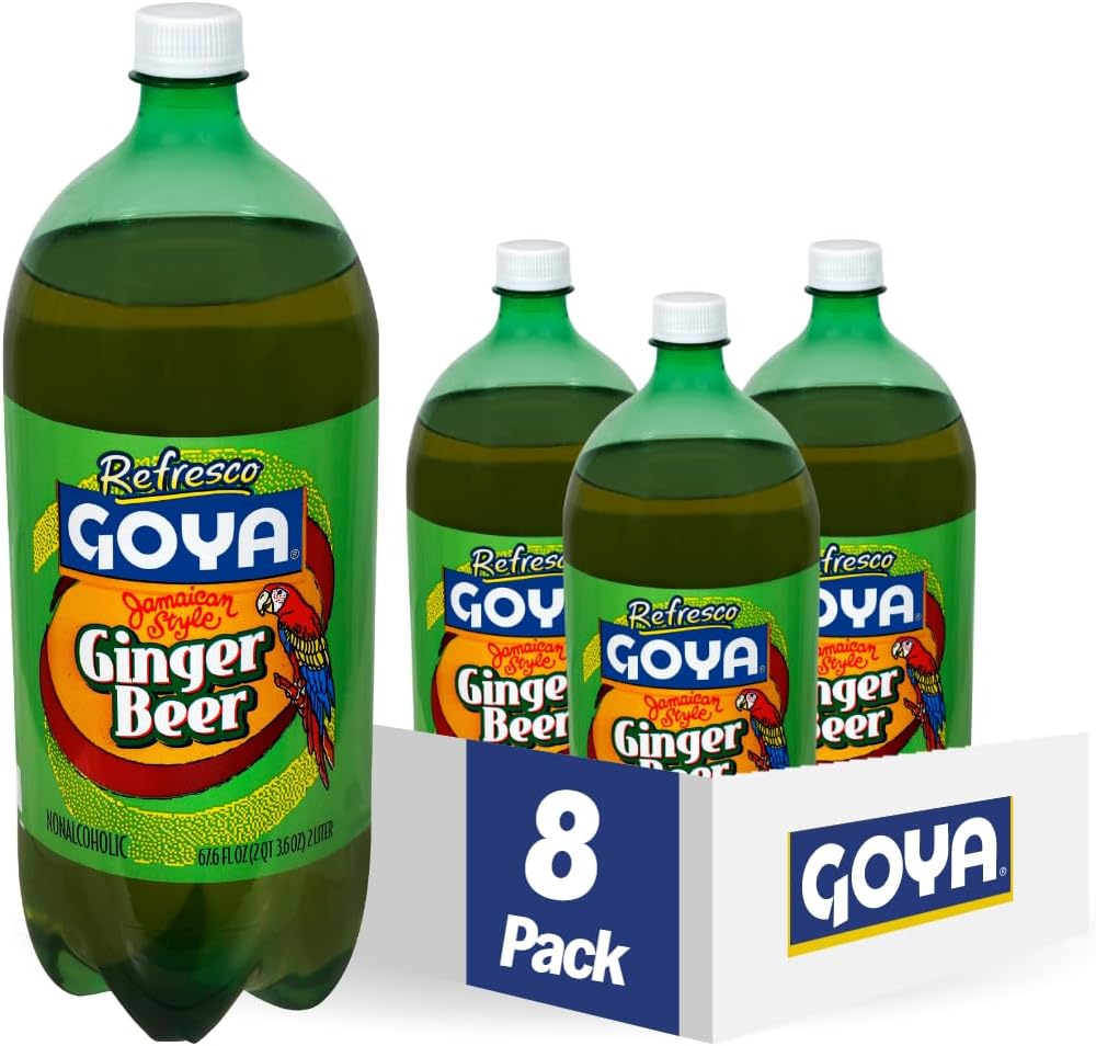 Amazon.com : Goya Foods Jamaican Style Ginger Beer, 2 Liter (Pack of 8 ...