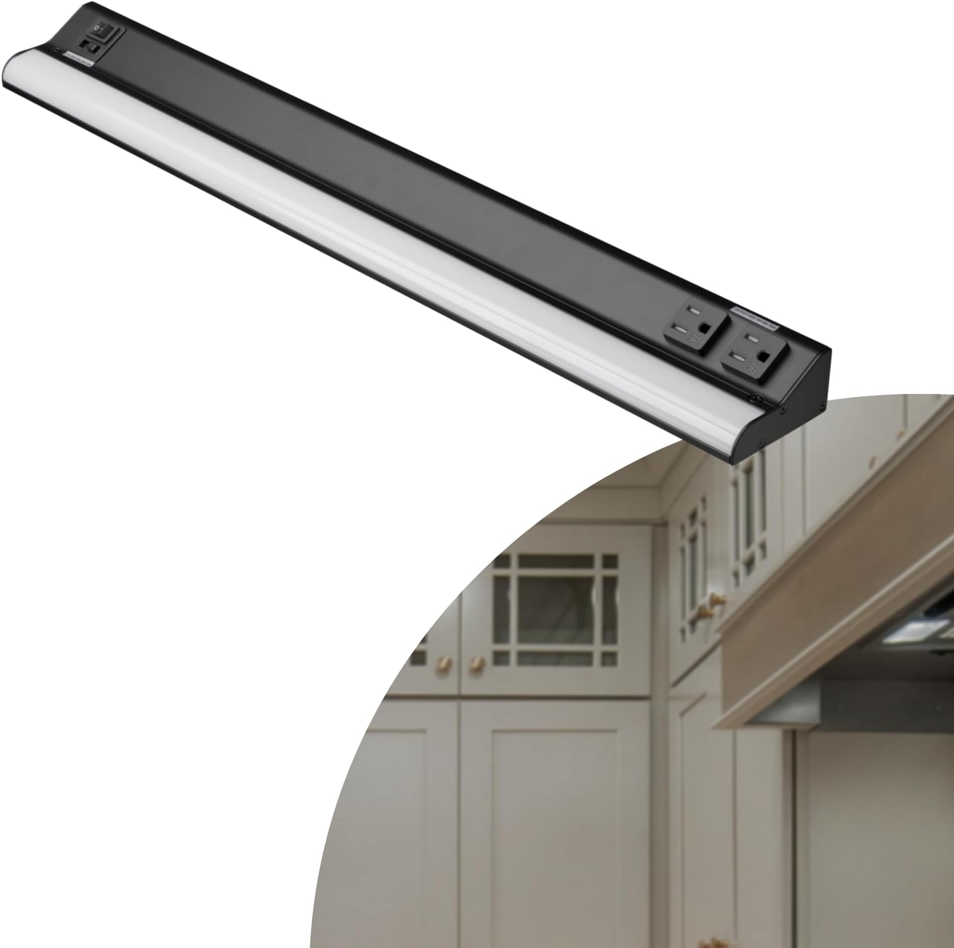 American Lighting 24-Inch LED Courant Undercabinet Light with Two ...