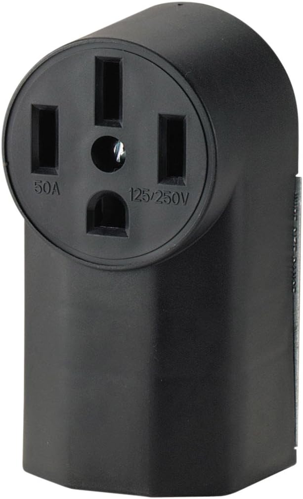 Eaton 1233 30 Amp 125V 5-30R 2-Pole/3-Wire Flush Mount Power Receptacle ...