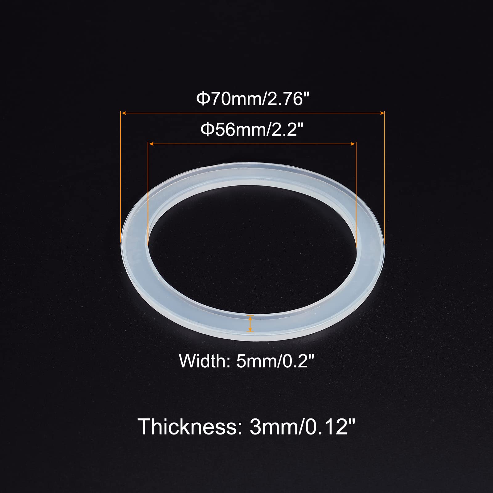 Jar Rubber Rings 10 Pack 70mm ID Rubber Sealing Rings - For Preserving ...