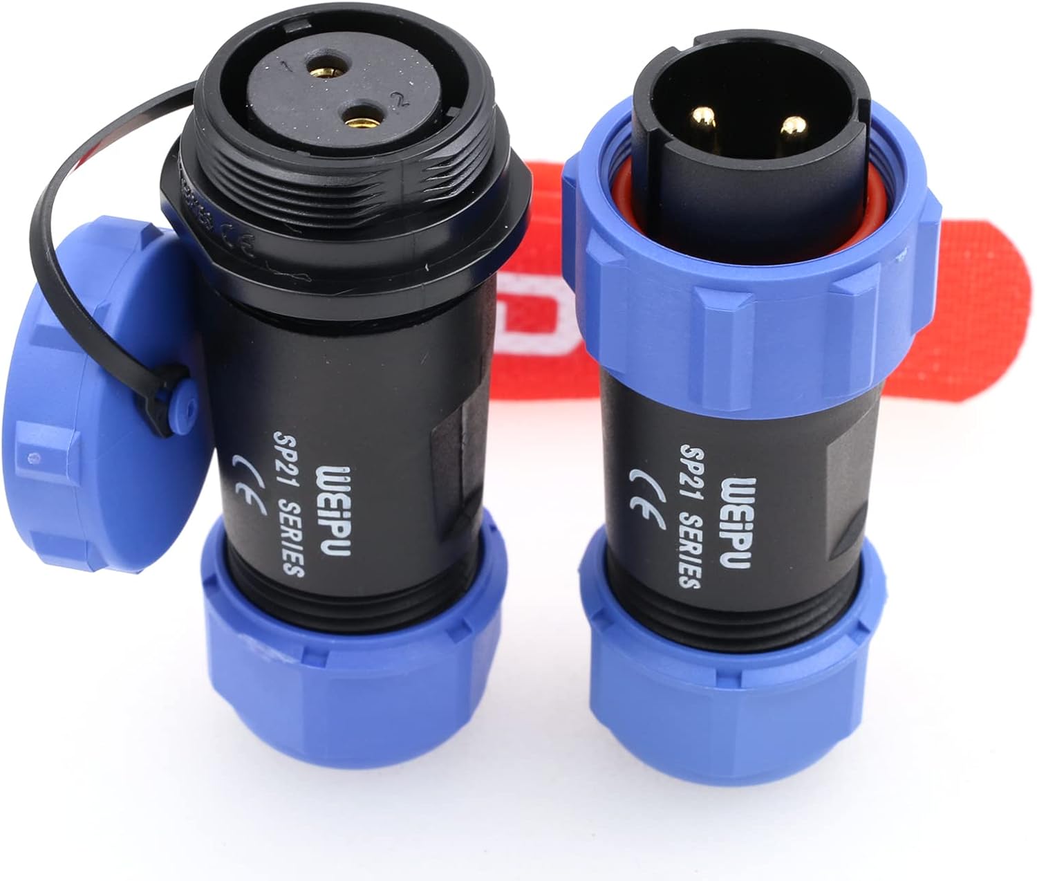 Amazon.com : DRRI Weipu IP68 Connector SP21 2Pin Male Plug Female ...