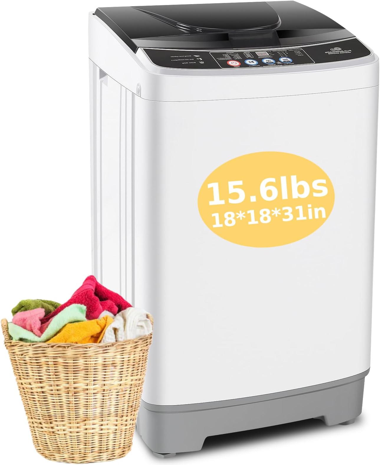 Amazon.com: Panda Portable Compact Top Load Washer, 1.6cu.ft, PAN56MGW2 ...