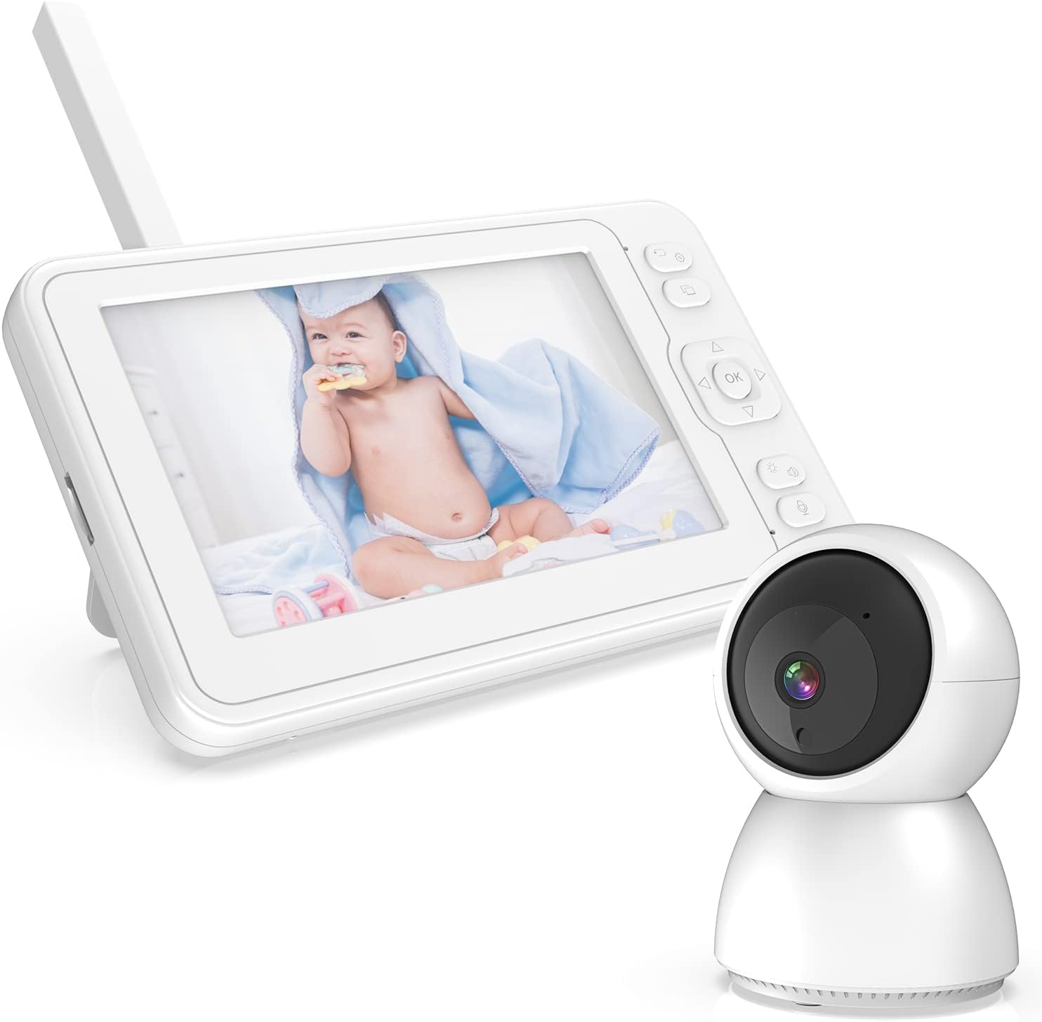 Amazon.com: Video Baby Monitor, Duesi with Camera a Audio, 720p HD ...