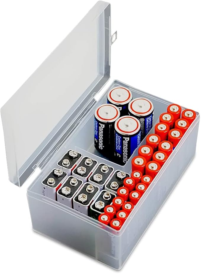Amazon.com: Massca Battery Storage Organizer Pack of 2 - Our Battery ...