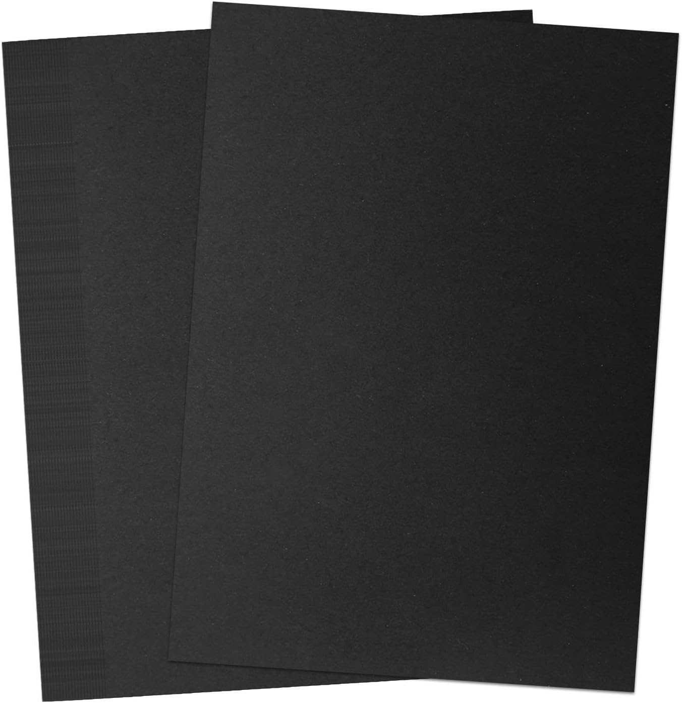 A4 350gsm Black Card Thick Art Paper, 40 Sheets, Black Cardstock Paper ...