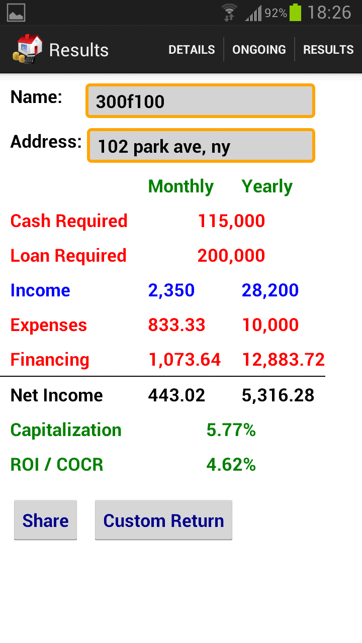 REAL ESTATE CALCULATOR - App on Amazon Appstore