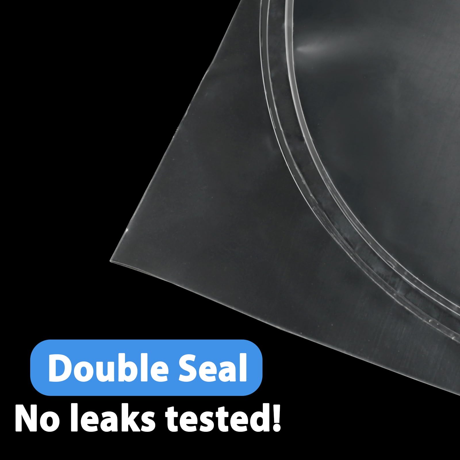 Snapklik.com : Live Fish Bags, 10x20” Round Bottom Double Seal Clear ...