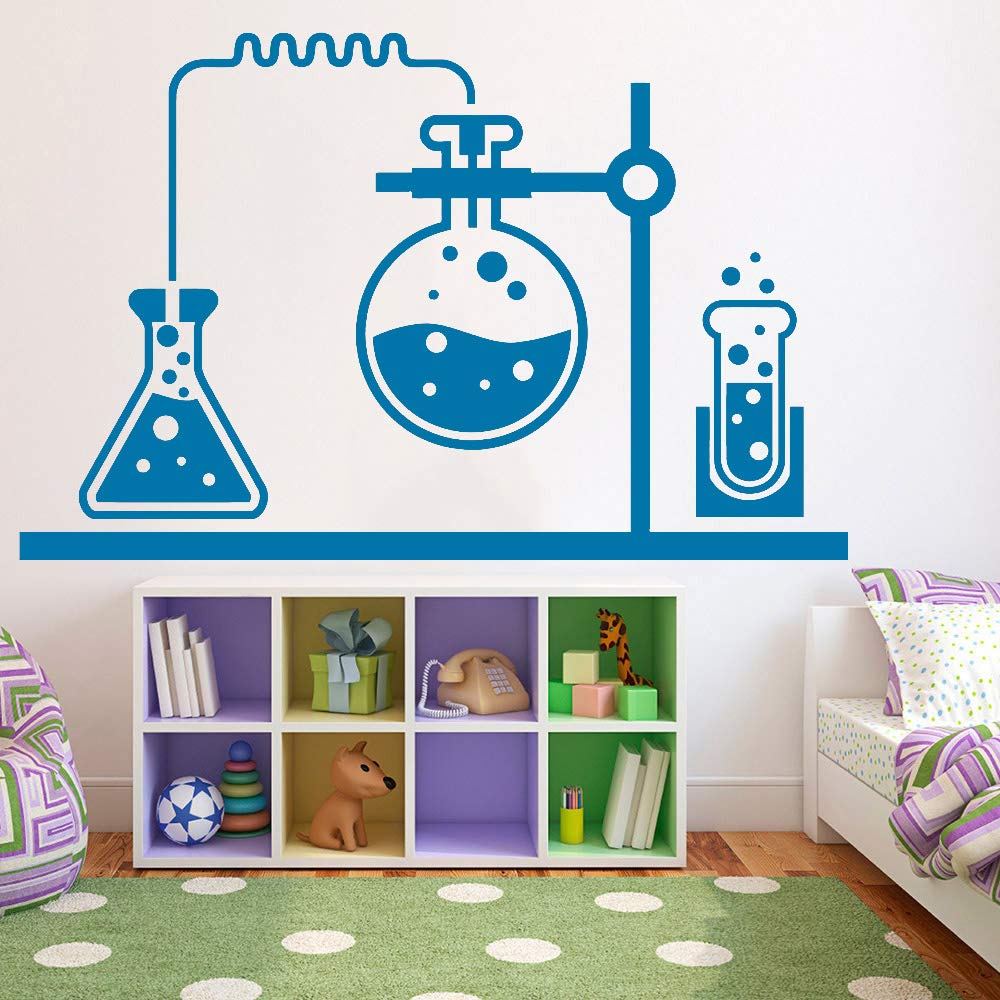 Gadgets Wrap Laboratory Vinyl Wall Decal Chemical Lab Science Wall ...