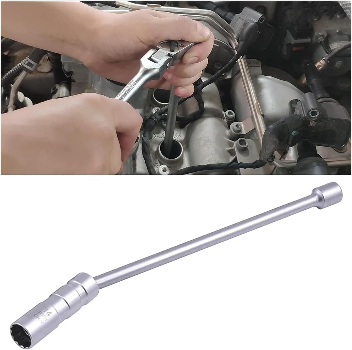 Amazon.com: JOYCOURT 14mm Magnetic Swivel Spark Plug Socket, Thin Wall ...