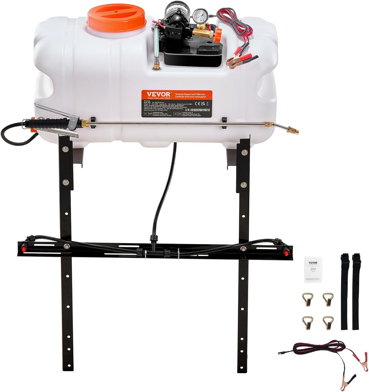 Amazon.com : VEVOR ATV Spot Sprayer, 15.9 Gal/60L ATV/UTV Broadcast ...